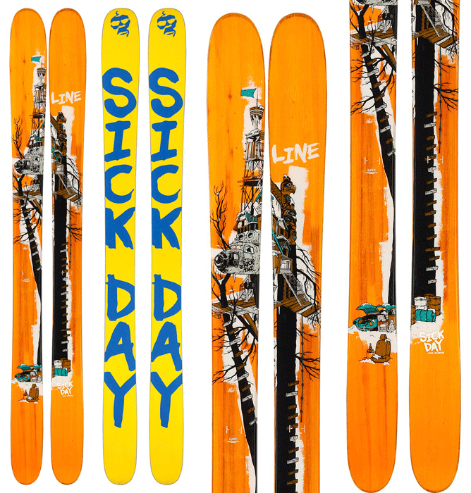 Review: Line Sick Day 110 Skis - GEAROGRAPHY