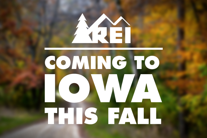 Adventure in Iowa with REI Coming this Fall - GEAROGRAPHY